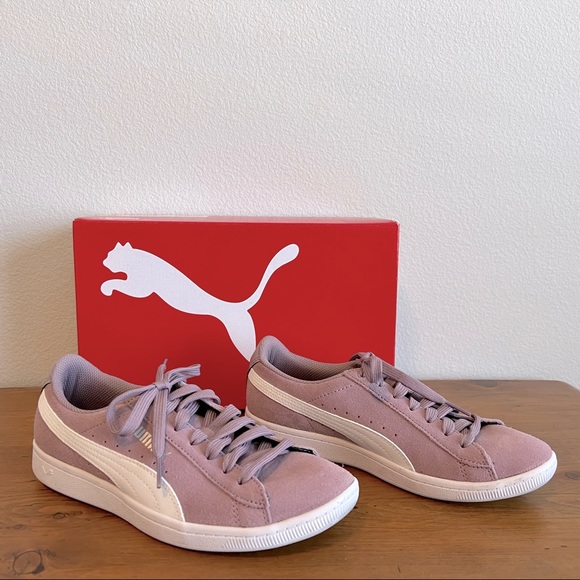 Puma | Shoes | Puma Ladies Vikky Suede Sneakers | Poshmark